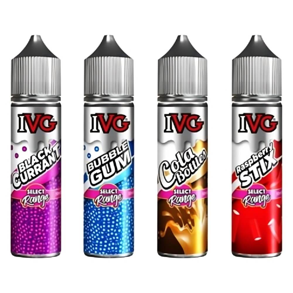 IVG Select Range 50ml Shortfill - Direct Vape Wholesale