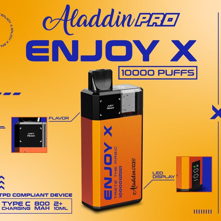 Aladdin Pro Enjoy X 10k Vape Kit Box of 10 | Box of 10
